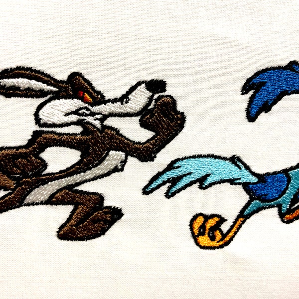 Road Runner Embroidery Design - Etsy