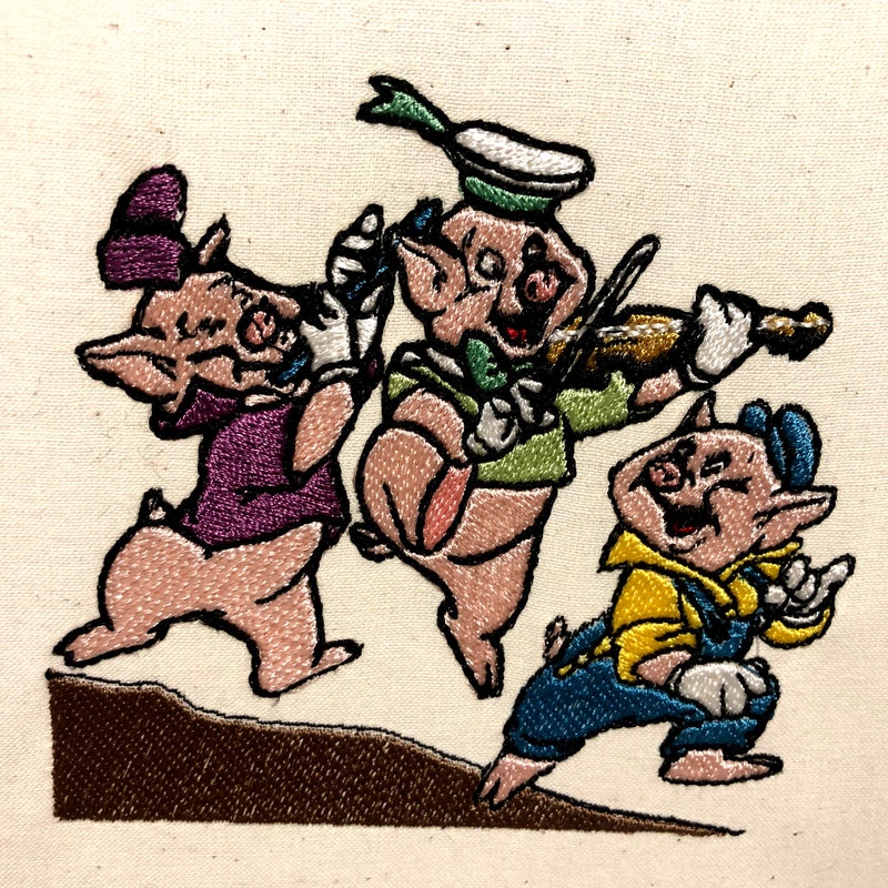 Pig Embroidery - Etsy