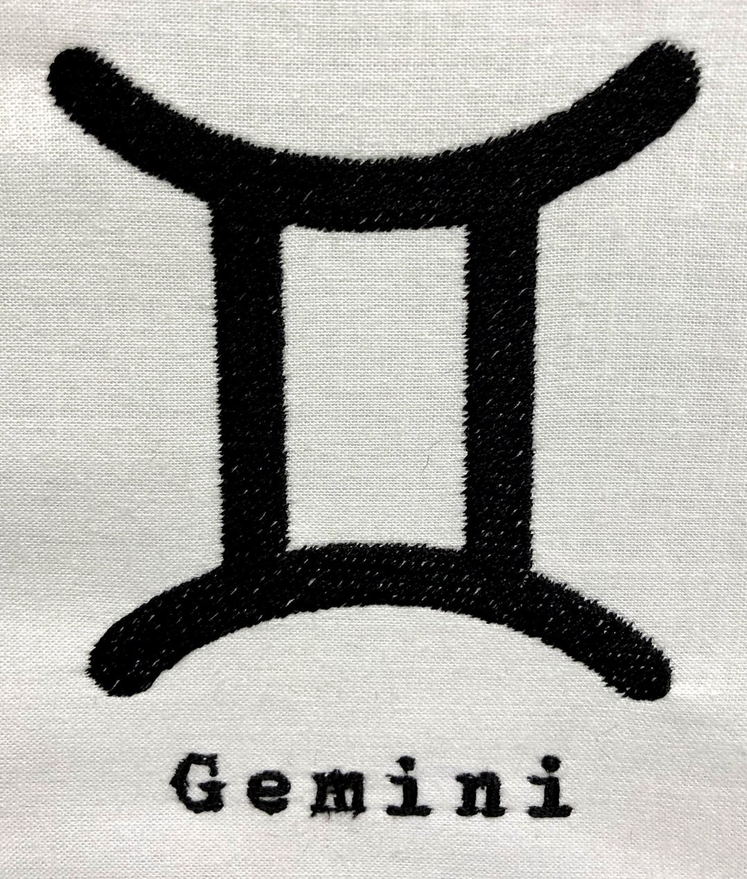 Gemini Zodiac Sign Machine Embroidery Zodiac Pattern Embroidery Design ...