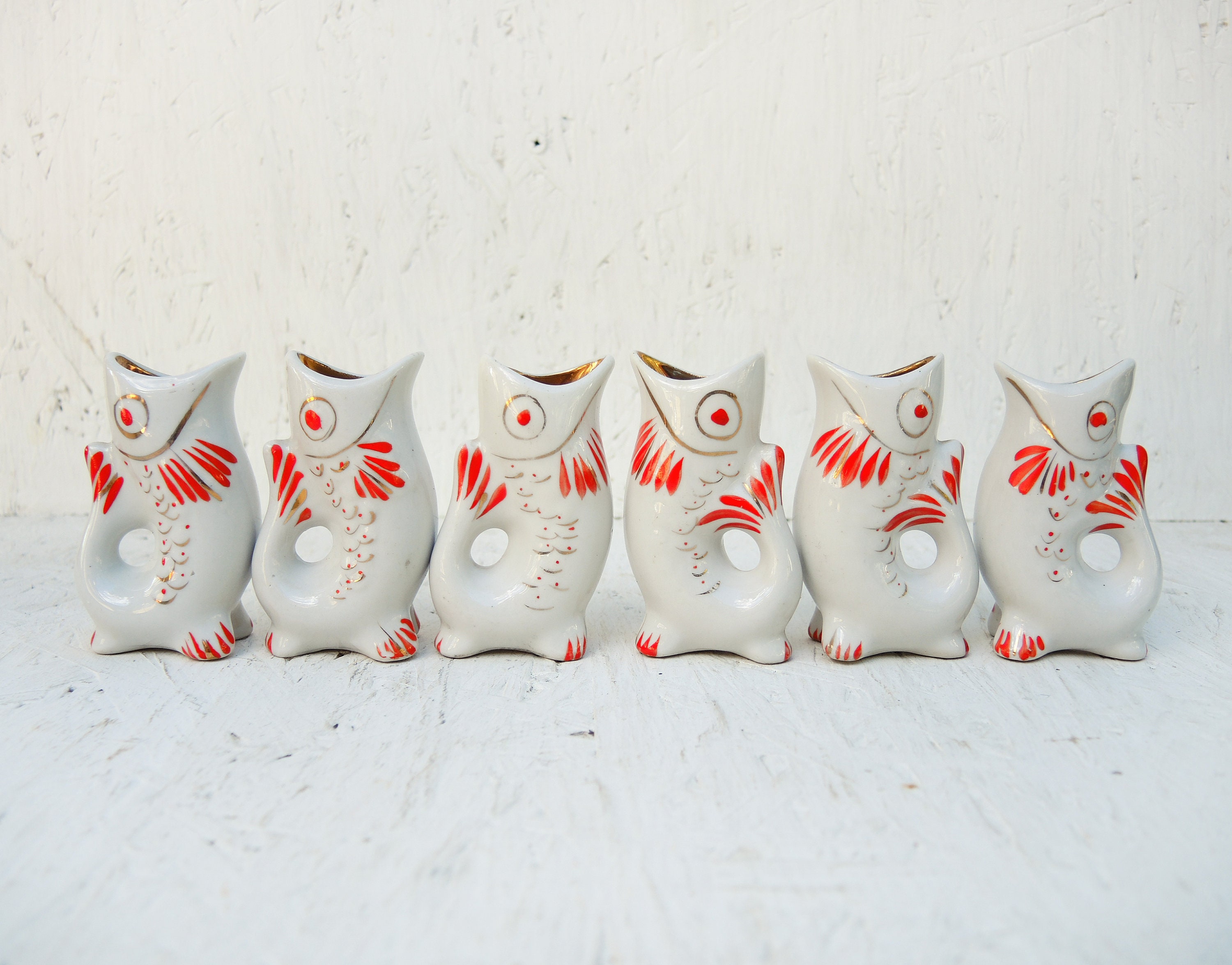 Coi Carp Porcelain Drinking Set White Fish Family Big Fish Carp ...