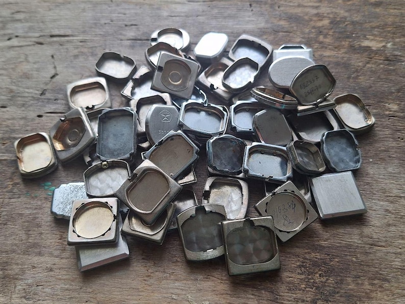 Vintage Watch Case Parts Back Cover, Watch Back Lids, Soviet Wrist ...