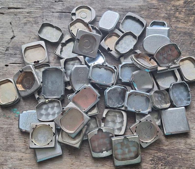 Vintage Watch Case Parts Back Cover, Watch Back Lids, Soviet Wrist ...