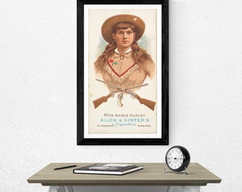 Annie Oakley Print - Etsy