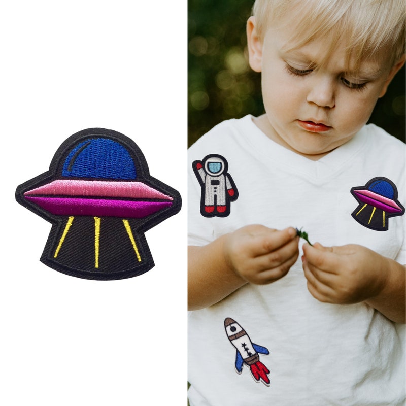 Spaceship Patch - Etsy