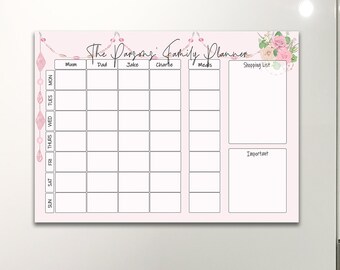 Large Family Wall Planner - Etsy UK