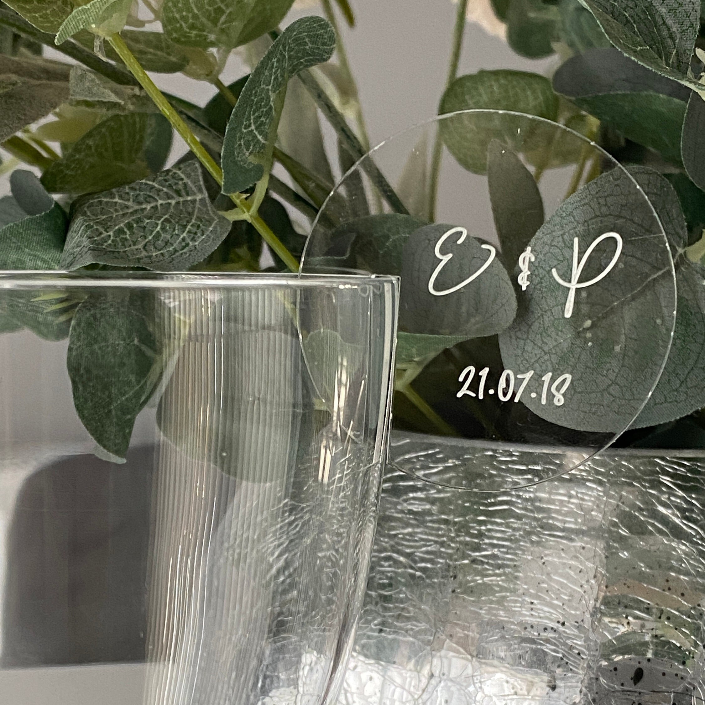 Personalised Drink Charms Acrylic Cocktail Glass Charm - Etsy