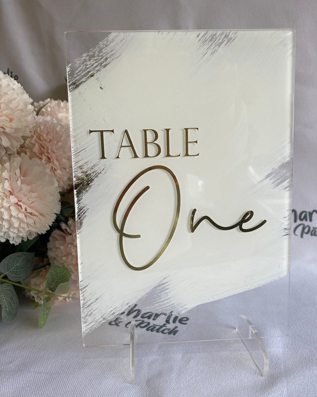 Wedding Table Numbers, Perspex Wedding Table Numbers, Event Table ...