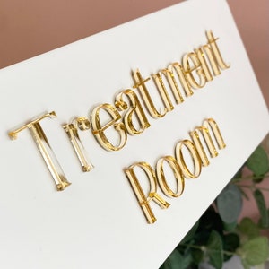 Salon Door Sign, Treatment Room Sign, Acrylic Door Sign, Small Business ...