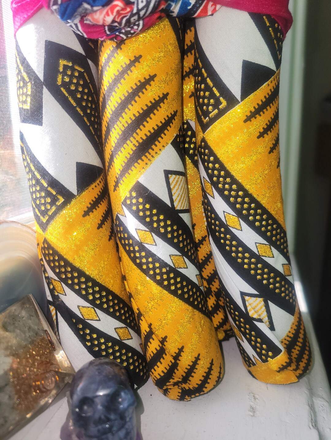 2.5lb Crown Cut Kente 2.5lb Weighted Hula Hoop From the Kimmiek Heavy ...