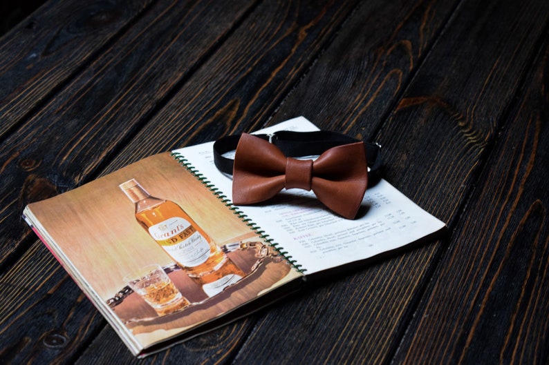 Mens Brown Bow Tie Gift for Him Wedding Bow Tie Husband - Etsy