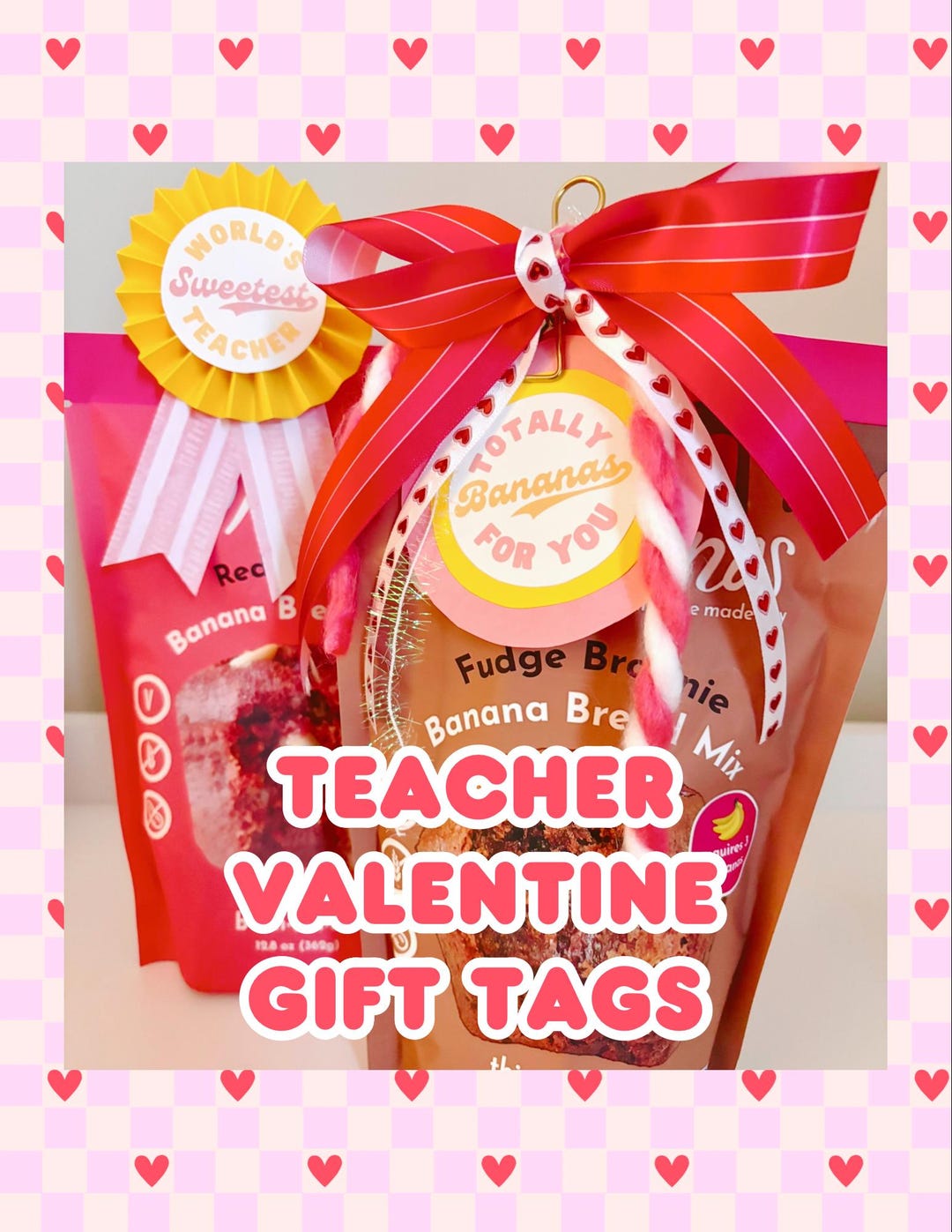 Teacher Valentine • Valentine Gift Tag • Valentine Printable • Teacher ...