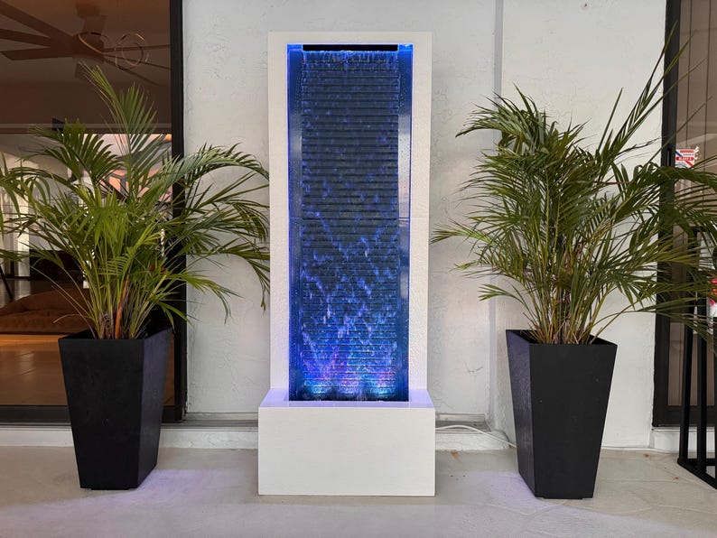 Outdoor Waterfall Fountain Water Feature - Etsy