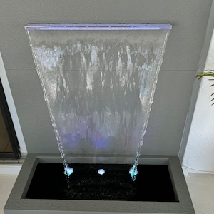 Outdoor Waterfall Fountain Water Feature - Etsy