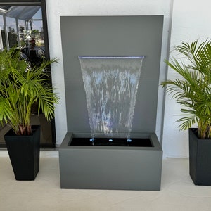 Outdoor Waterfall Fountain Water Feature - Etsy