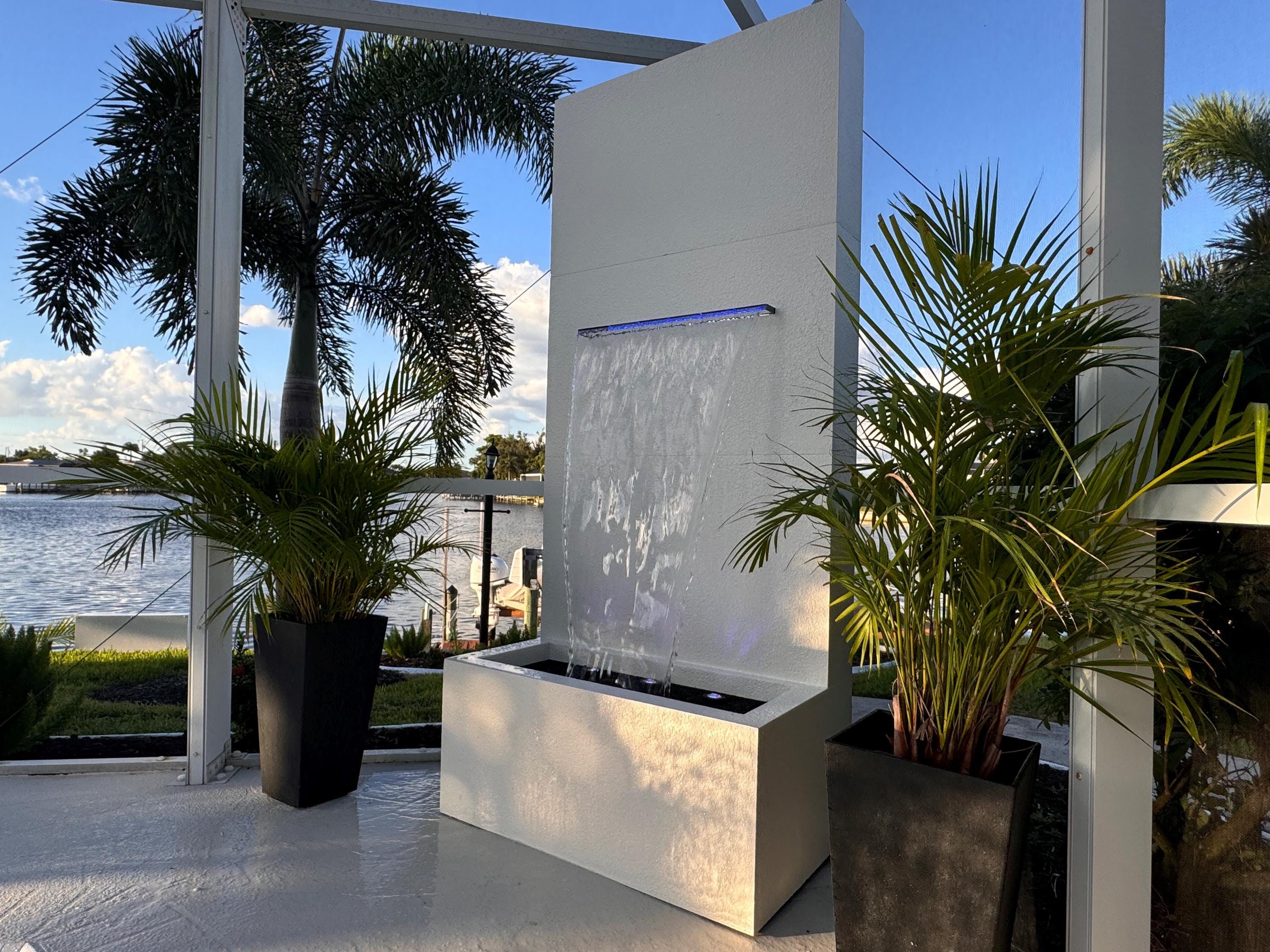 Outdoor Waterfall Fountain Water Feature - Etsy