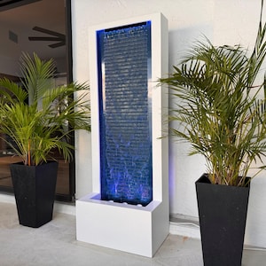 Outdoor Waterfall Fountain Water Feature - Etsy