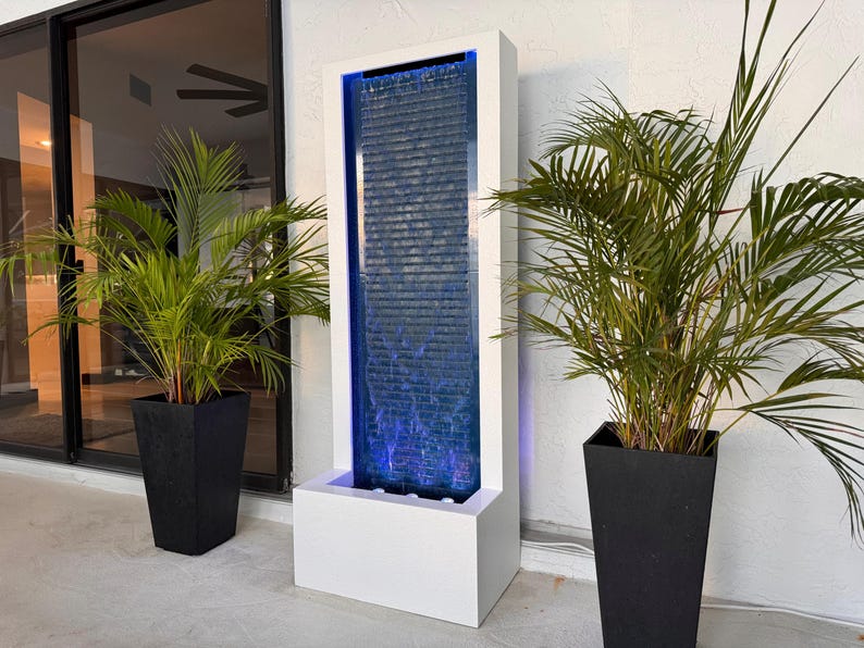 Outdoor Waterfall Fountain Water Feature - Etsy