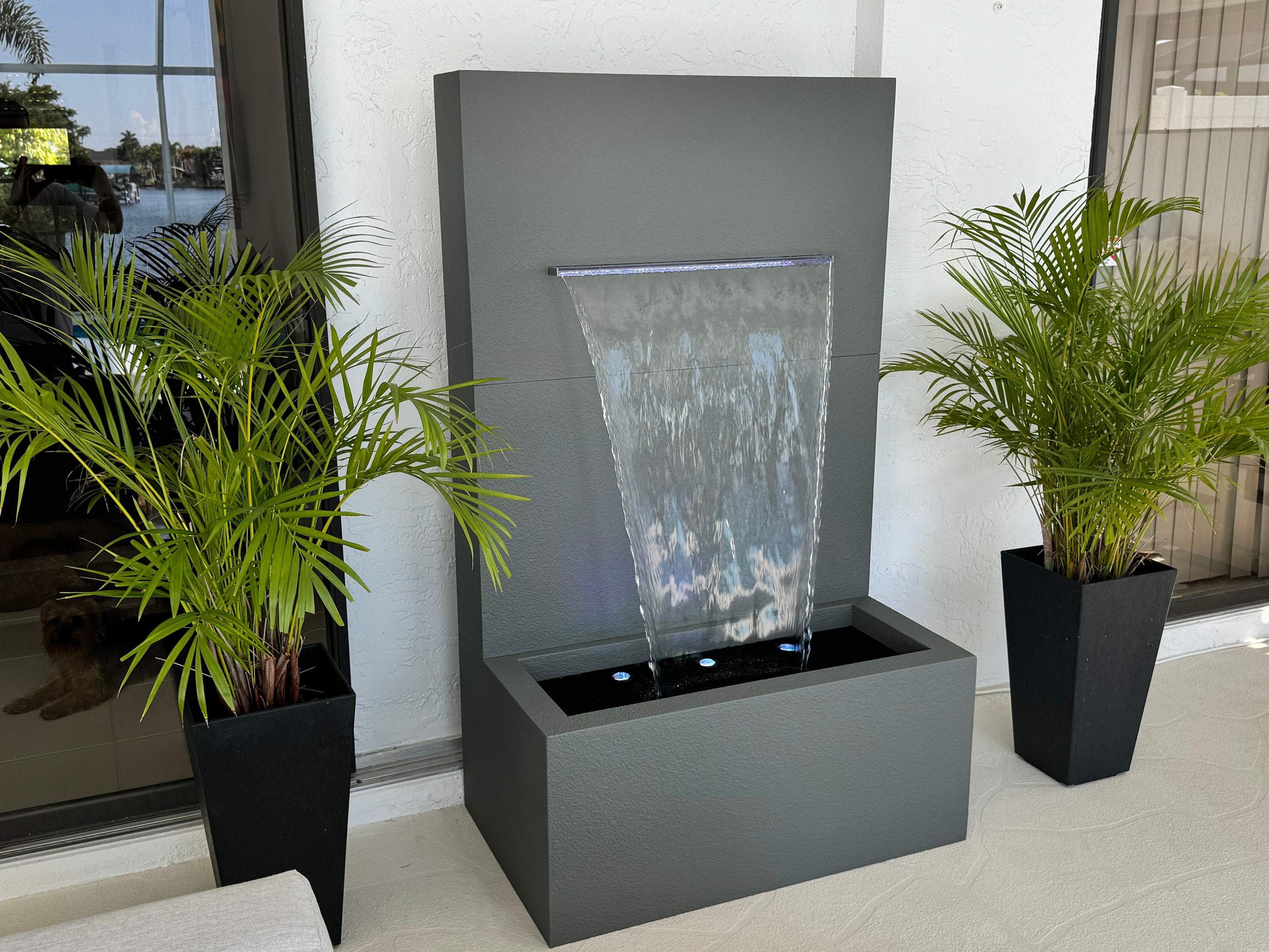 Outdoor Waterfall Fountain Water Feature - Etsy