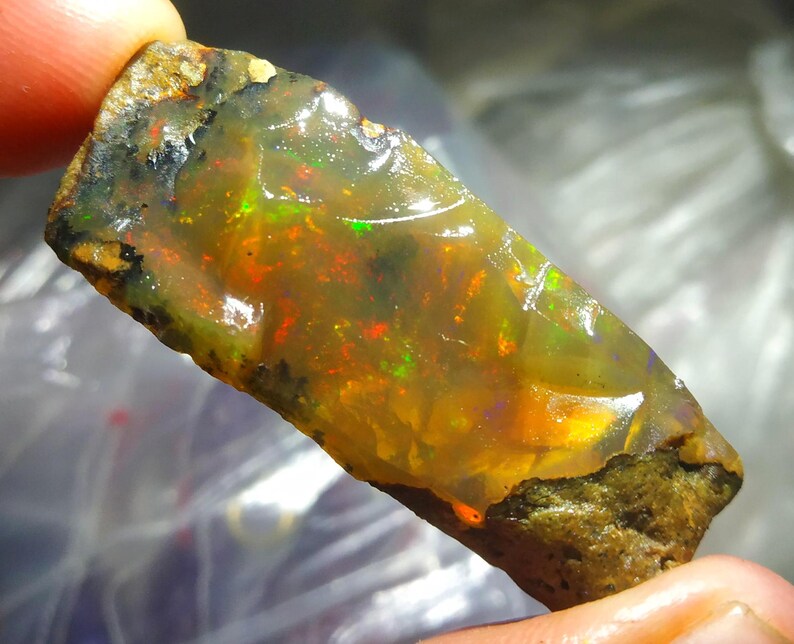 52.20ct Large Opal Raw Ethiopian Crystal Raw Opal Rough Rare Beautiful ...
