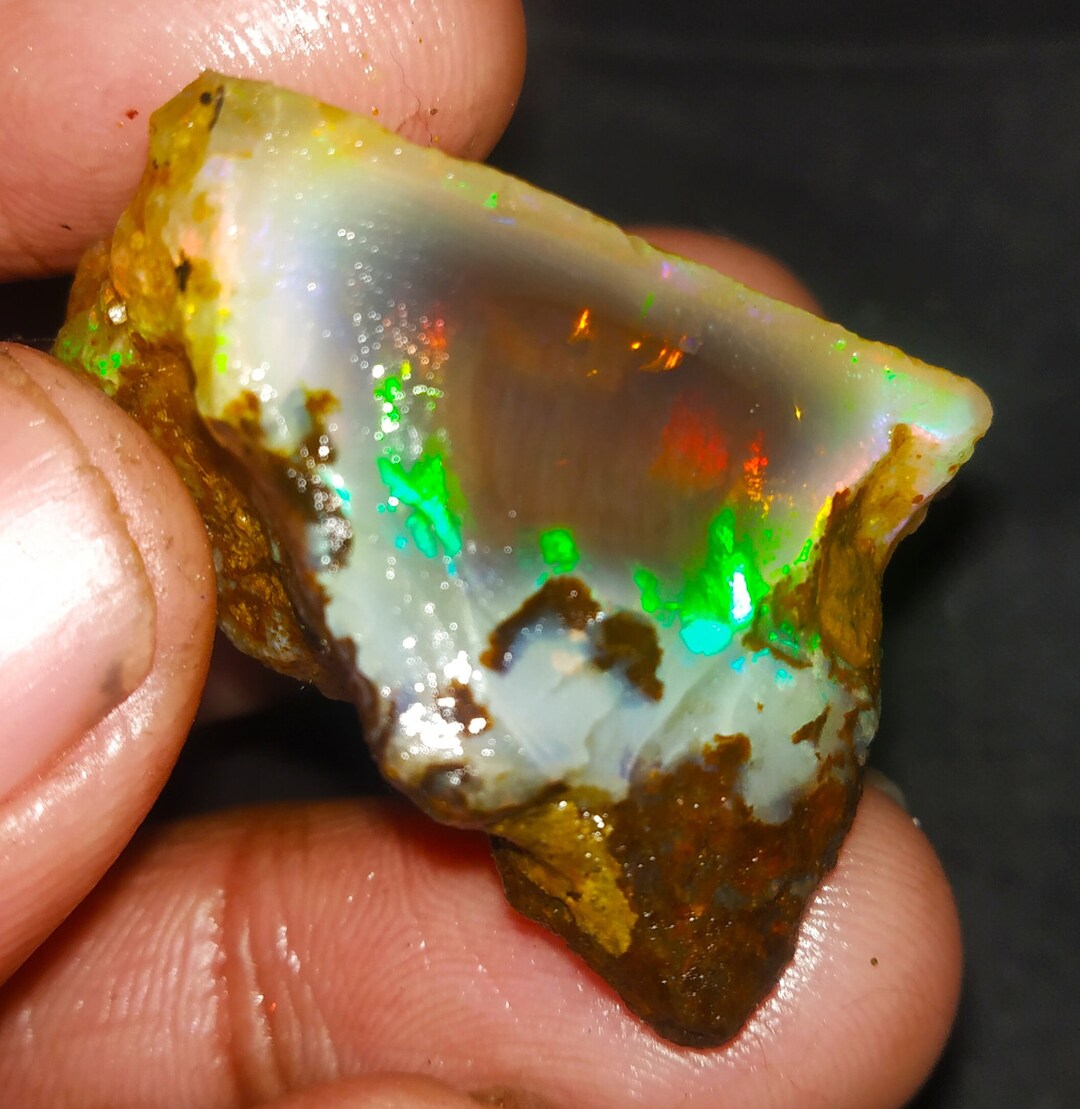 49.80ct Large Opal Raw Ethiopian Crystal Raw Opal Rough Rare Beautiful ...