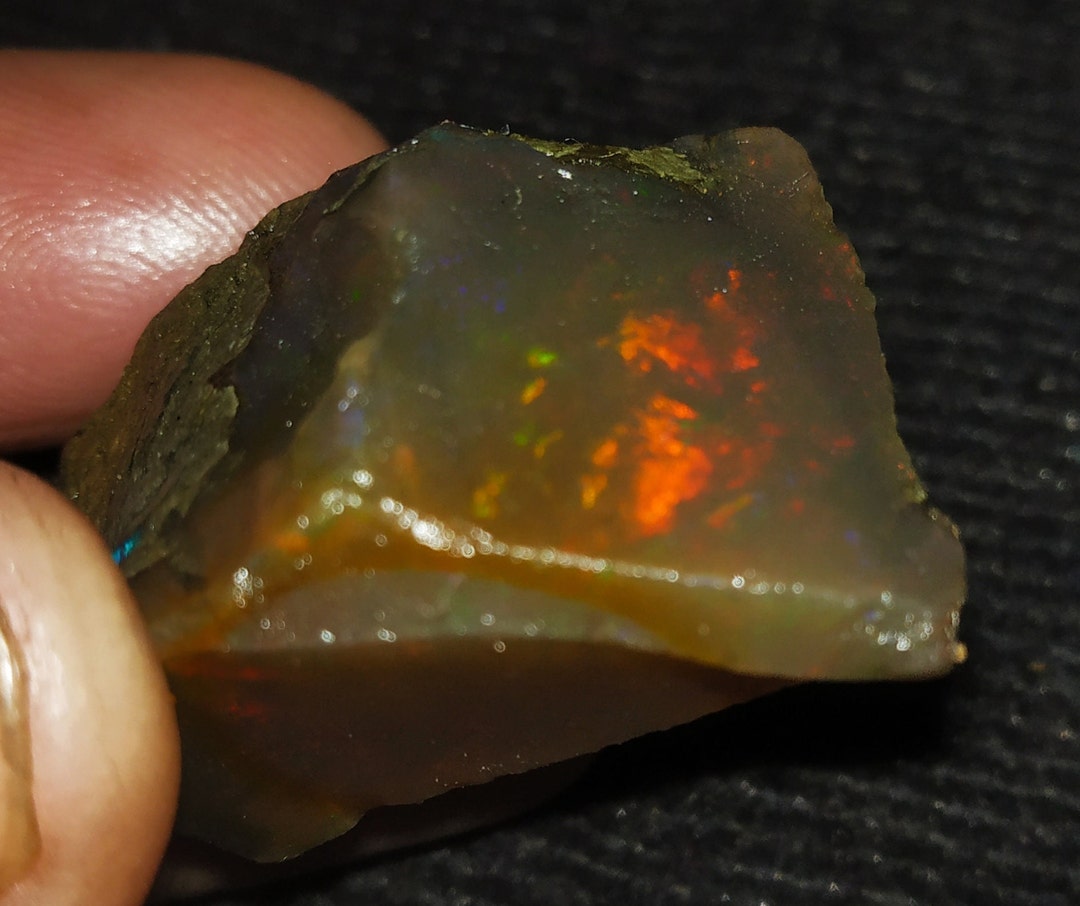 49.60ct Large Opal Raw Ethiopian Crystal Raw Opal Rough Rare Beautiful ...