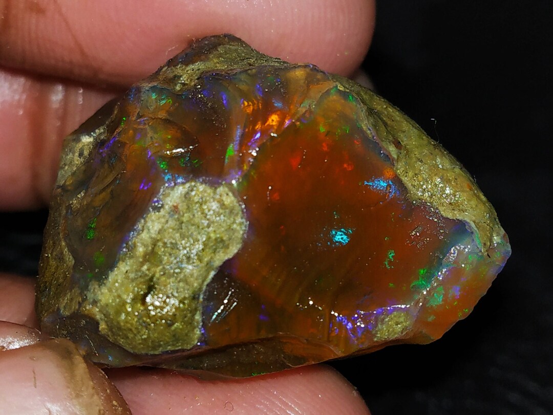 45.45ct Large Opal Raw Ethiopian Crystal Raw Opal Rough Rare Beautiful ...