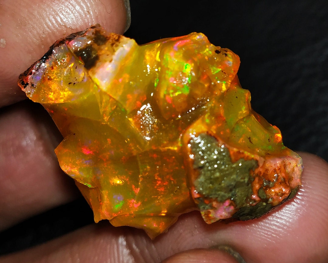 30.50ct Large Opal Raw Ethiopian Crystal Raw Opal Rough Rare Beautiful ...