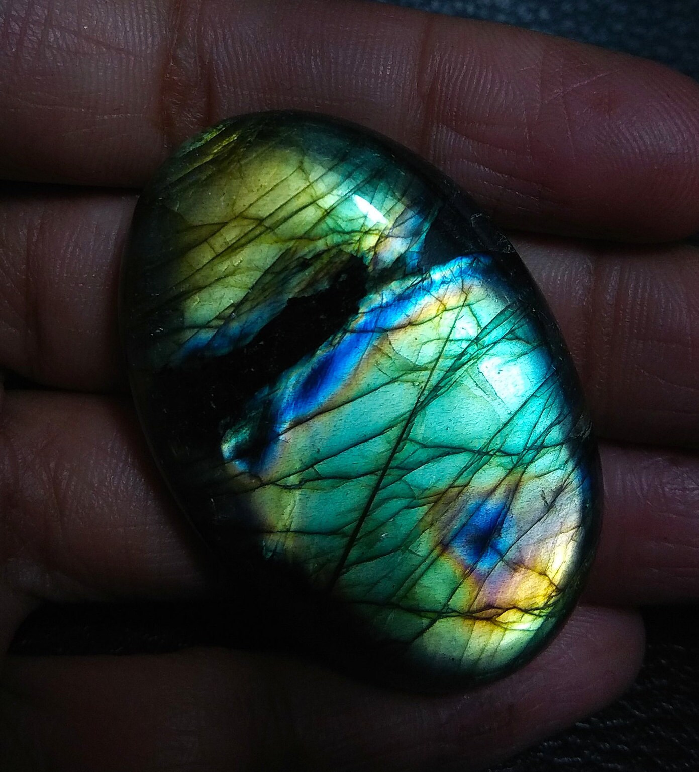 Large Labradorite amazing Natural Labradorite gorgeous multi | Etsy