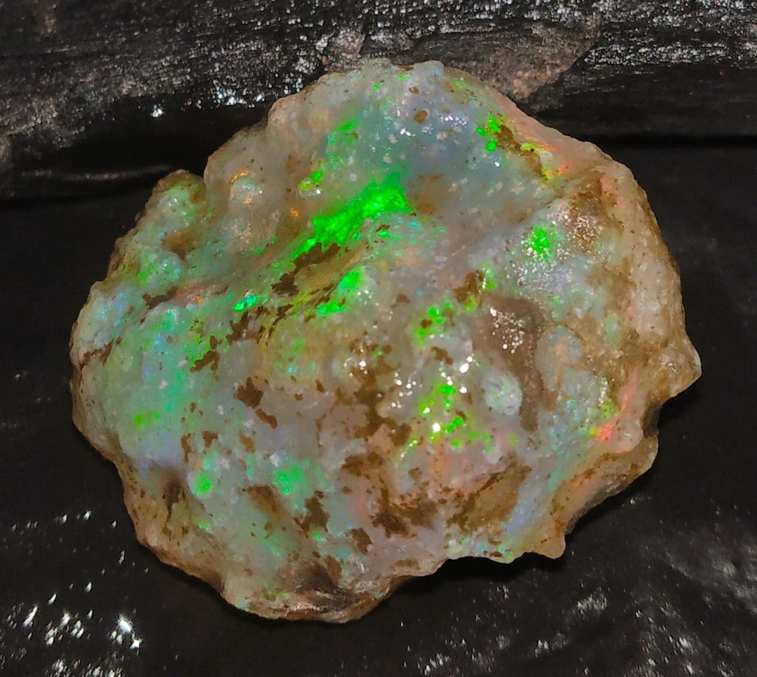 46.20ct Large Opal Raw Ethiopian Crystal Raw Opal Rough Rare Beautiful ...