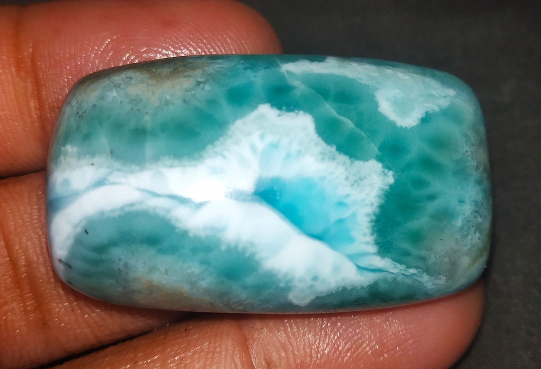 80.60cts Rare Larimar Natural Amazing Sky Blue Larimar Suparb Beautiful ...