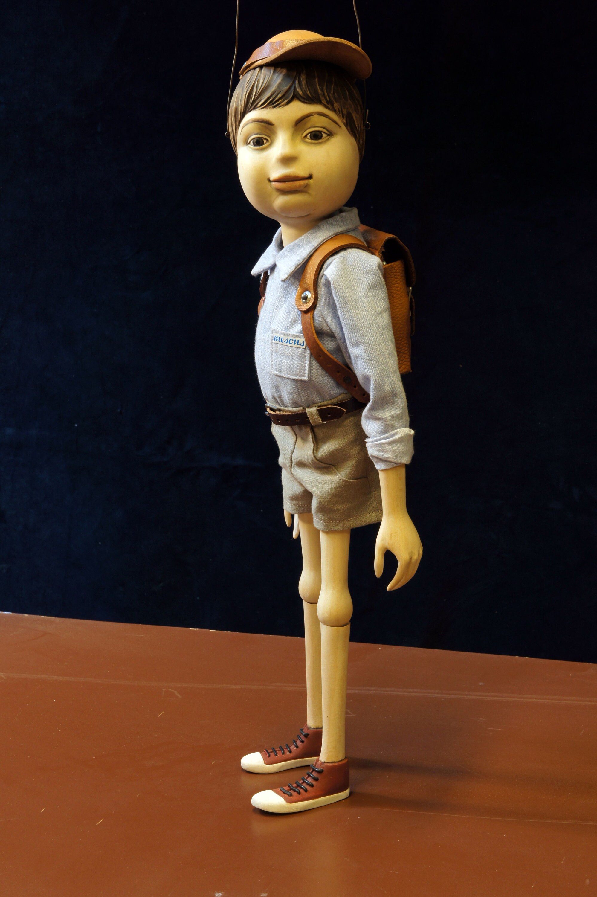 Little Explorer - Czech Hand-carved Wooden Puppet of a Boy - Etsy