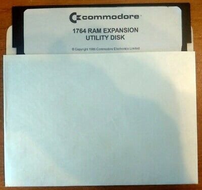 1764 Ram Expansion REU Utility Disk Commodore 64 Disk Only in Sleeve - Etsy