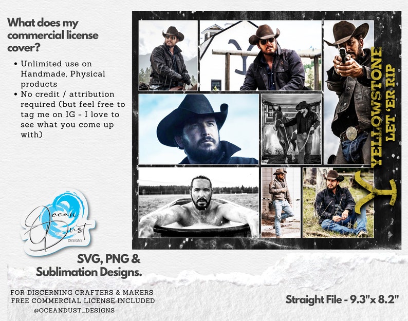 Digital Art & Collectibles Yellowstone Tumbler Wrap Design Yellowstone ...