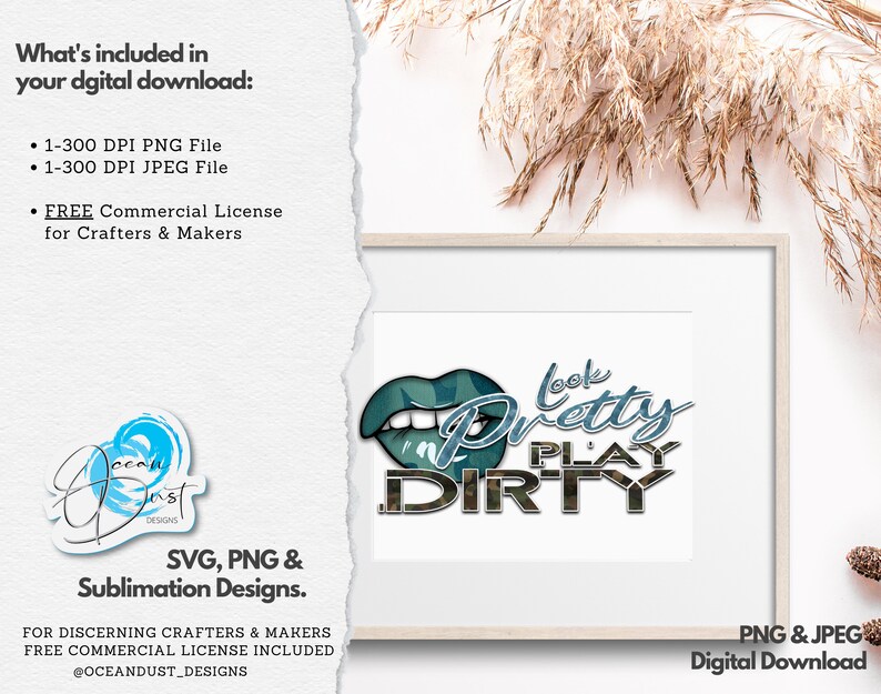 Look Pretty Play Dirty Sublimation PNG off Road 4x4 Sxs - Etsy