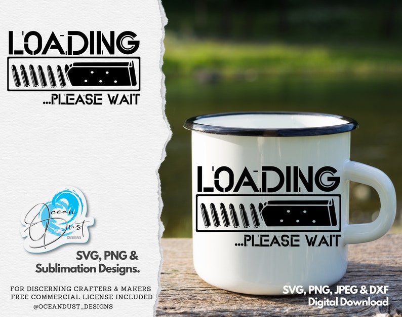 LOADING Svg Cut File for Cricut & Silhouette Loading Bar Svg - Etsy