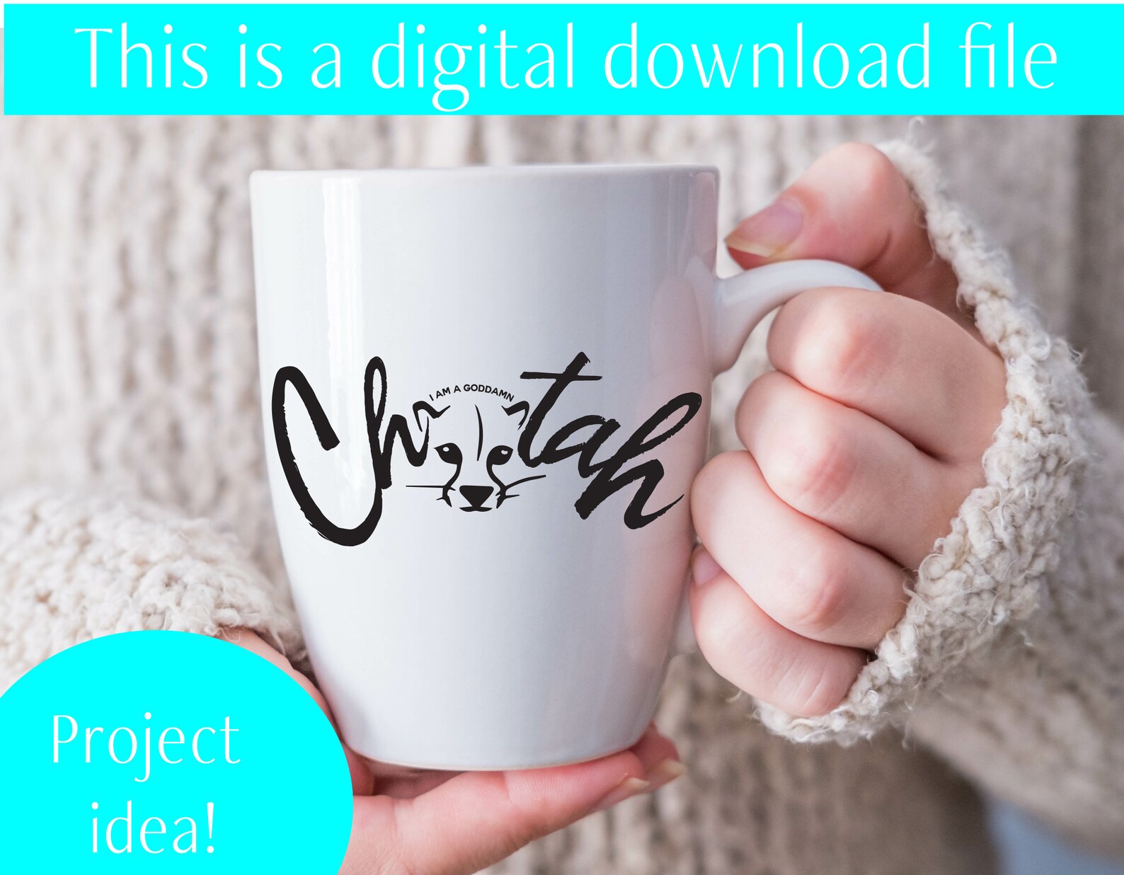 I Am a Goddamn Cheetah SVG Glennon Doyle Quote Untamed - Etsy