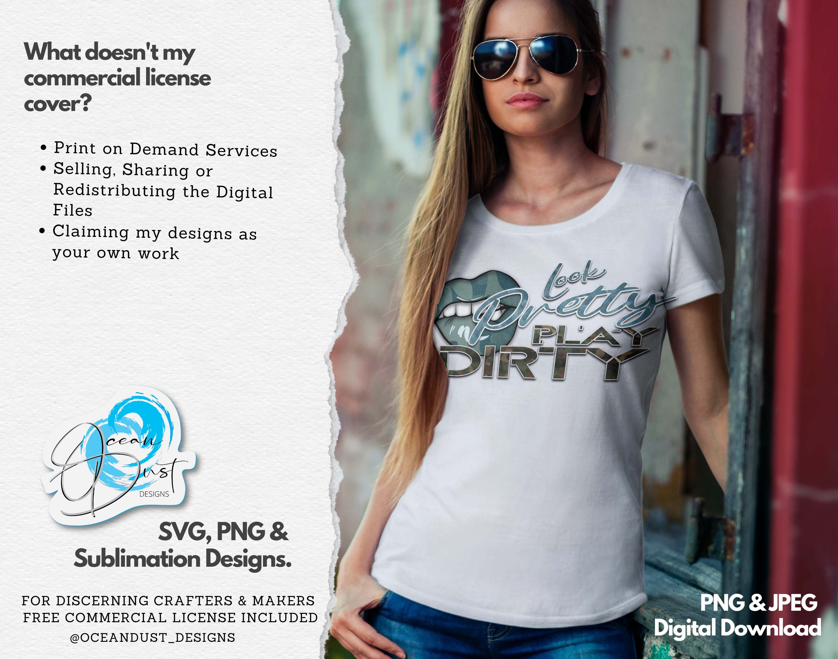 Look Pretty Play Dirty Sublimation PNG off Road 4x4 Sxs | Etsy