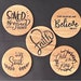 Bible Verse Oak Coasters ,christian Coasters Gift ,christian Home ...