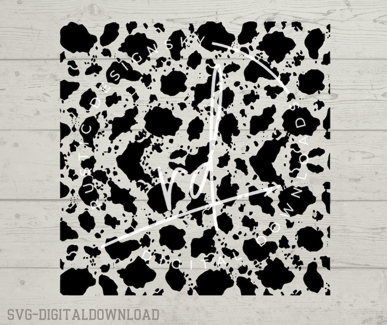 SVG/PNG Cowhide Inspired Print Pattern-cricutdigitaldownloadseamless ...