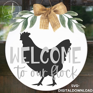 SVG/PNG- Welcome to Our Flock-cricut|digitaldownload - Etsy