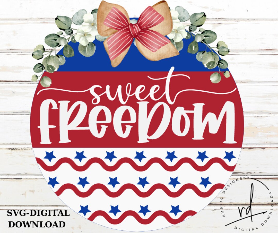 SVG/PNG- Sweer Freedom Layered Stars and Stripes Pattern Design-cricut ...