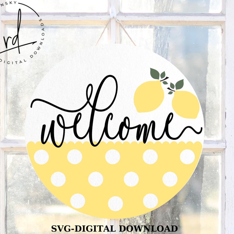 Polka Dot Sign - Etsy