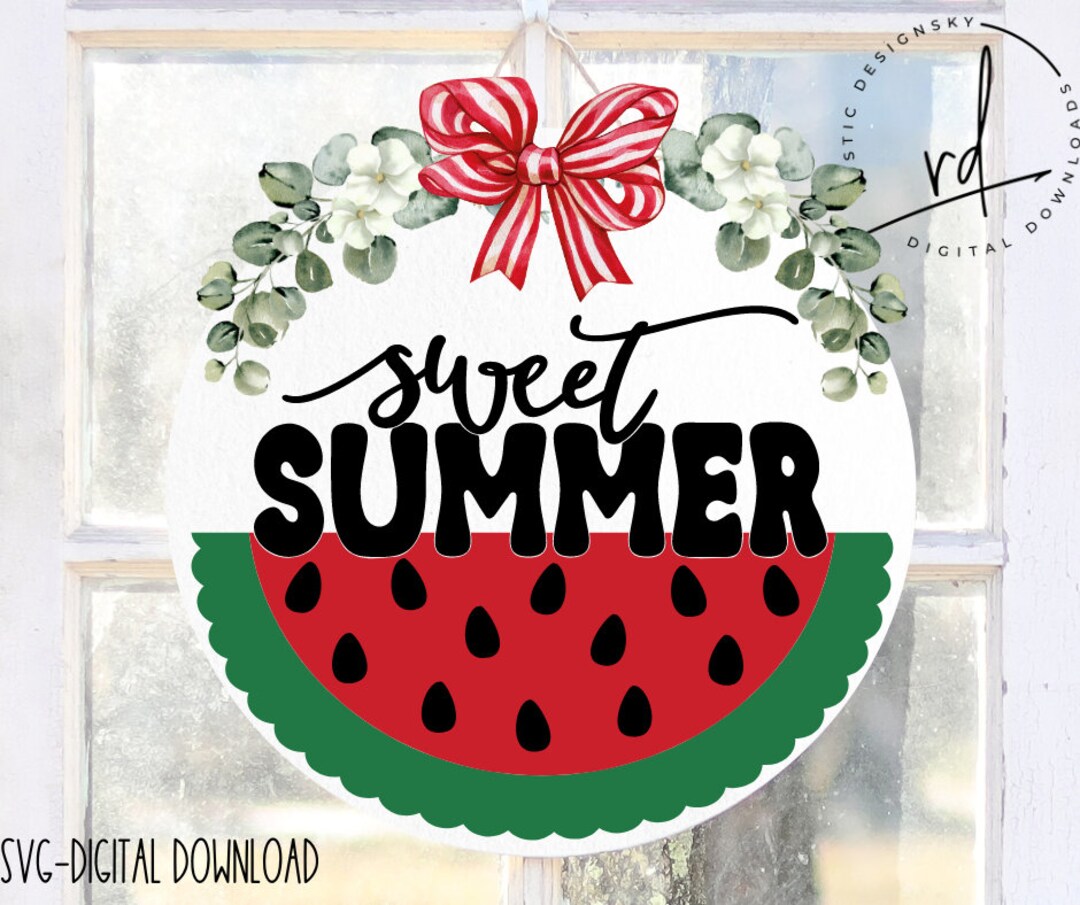 SVG/PNG- Sweet Summer Watermelon Pattern Layered-cricut|digtialdownload ...