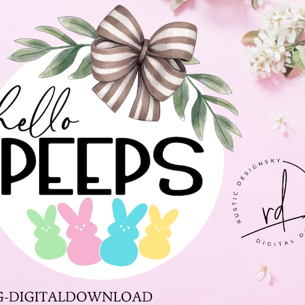 Welcome Peeps Svg - Etsy