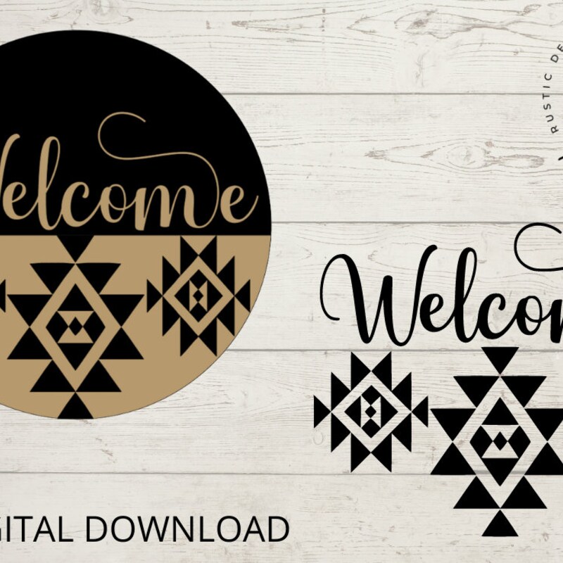 Aztec Door Hanger - Etsy