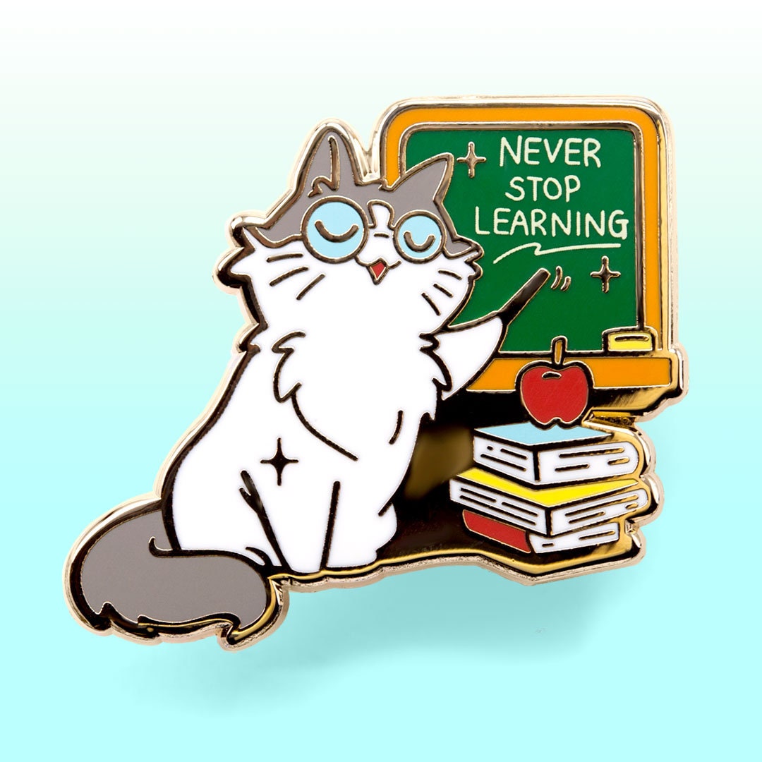 Studying Hard Cat