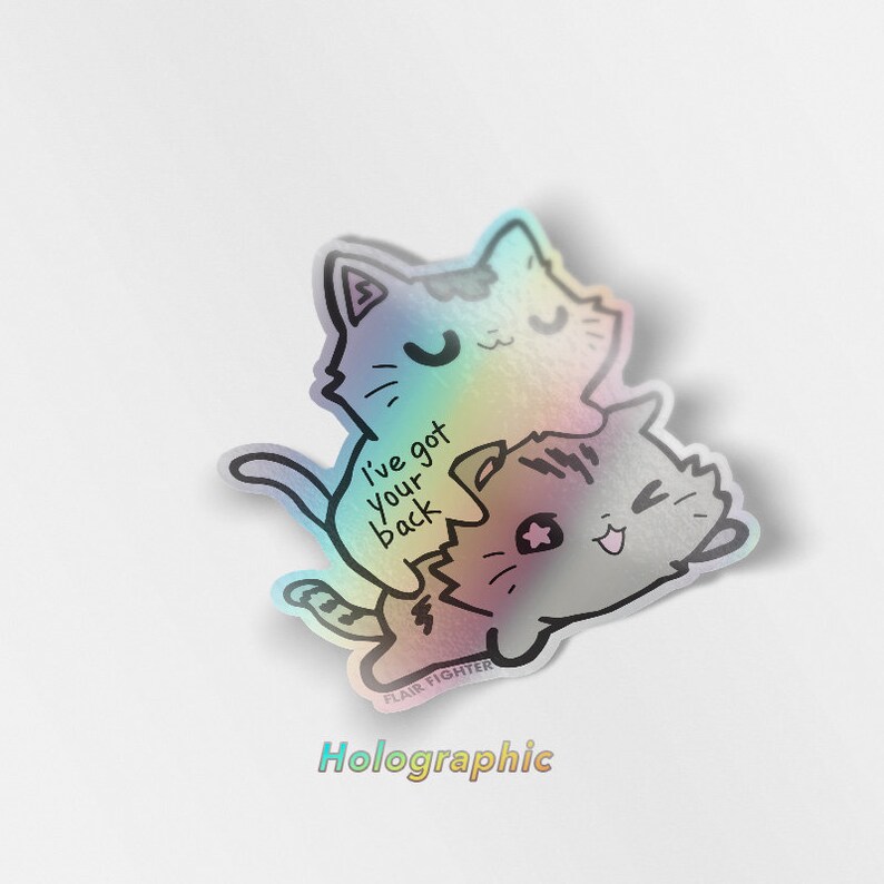 I've Got Your Back Munchkin Cats Hard Enamel Pin Kawaii Pins Gift Ita ...