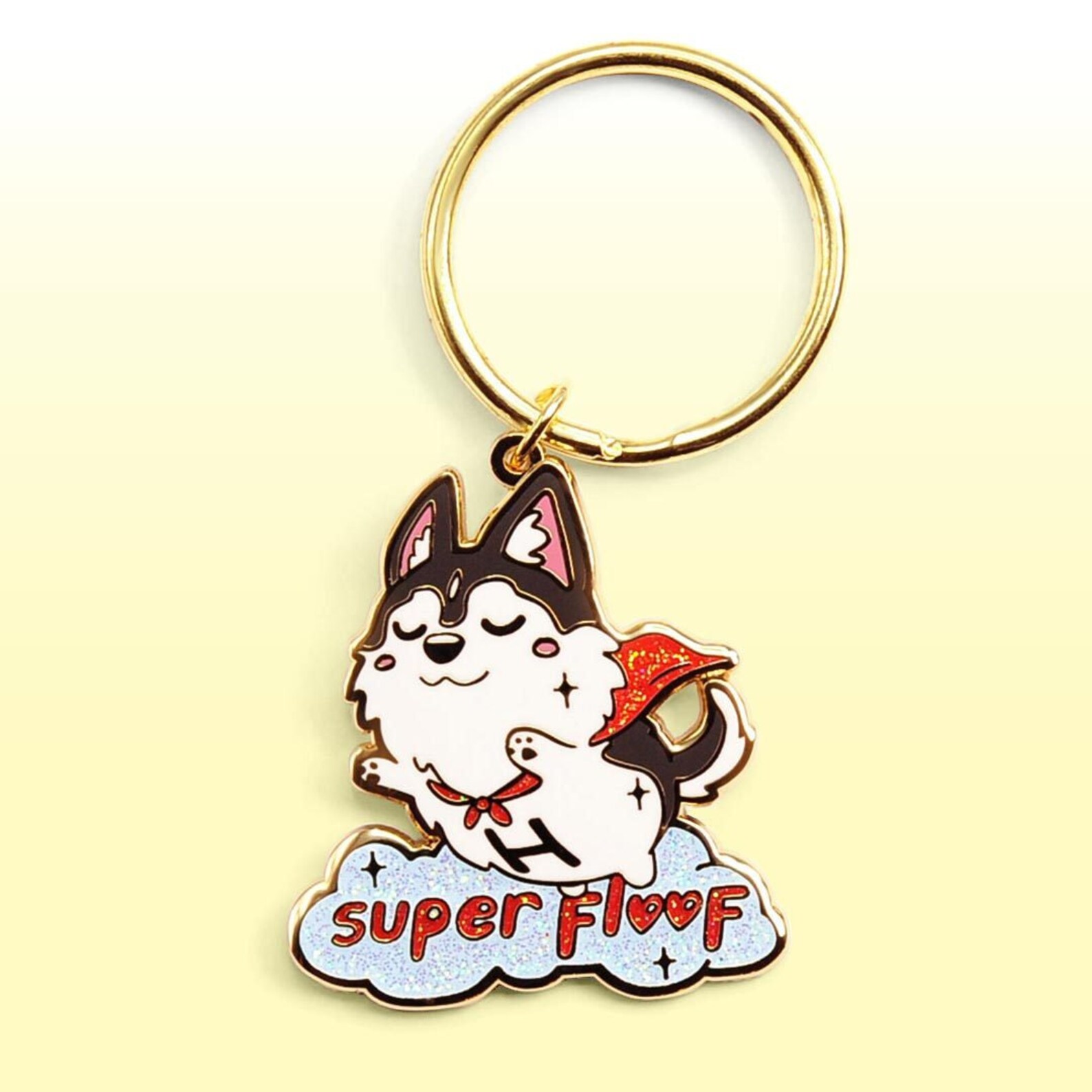 Super Hero Husky Enamel Pin Key Chain Vinyl Stickers Superhero | Etsy