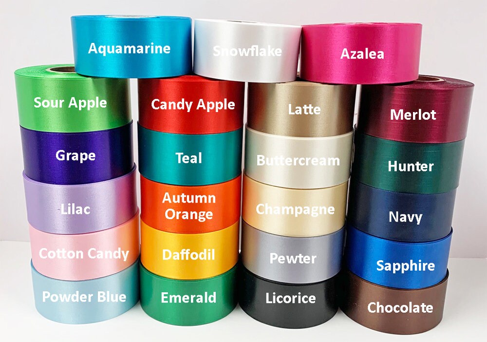 1" Custom Personalized Ribbon, Professionally Printed Ribbon, Gift ...