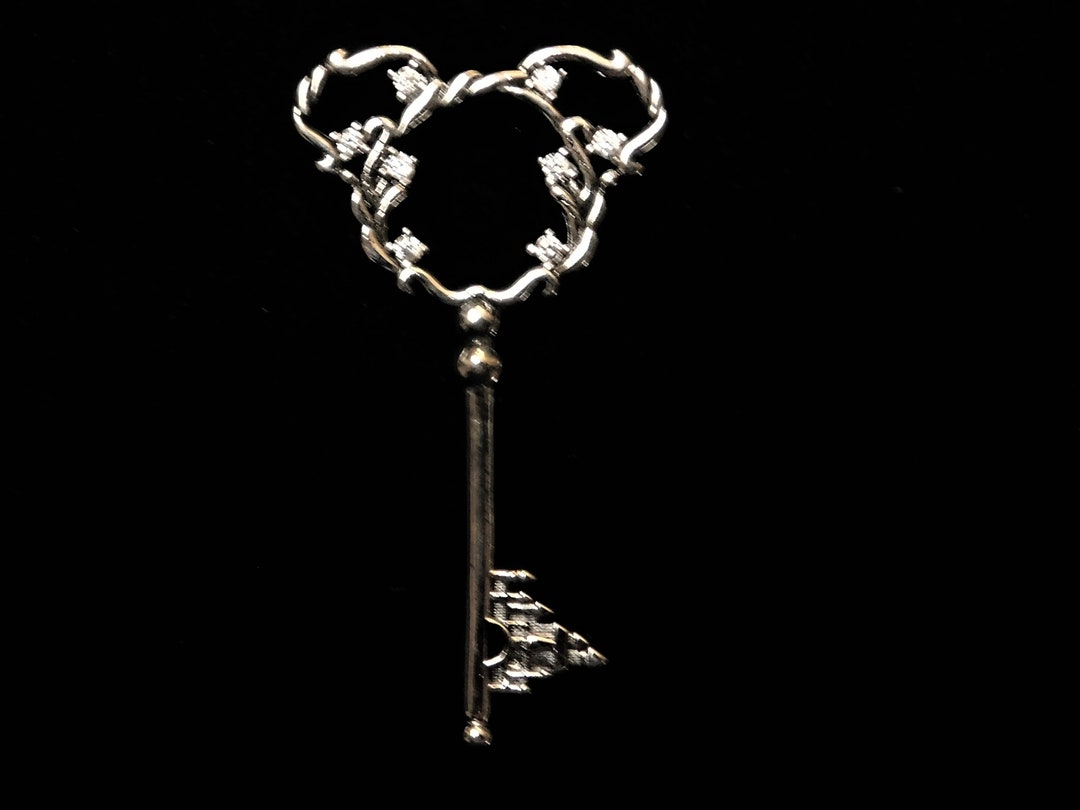 Silver Disney Mickey Mouse Ears Key Cinderella's Castle - Etsy